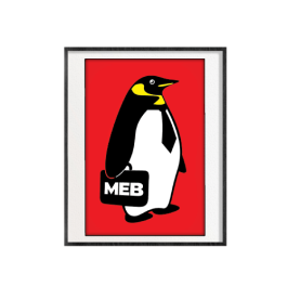 Advertising poster - lasting quality w/ low cost & fast - MEB